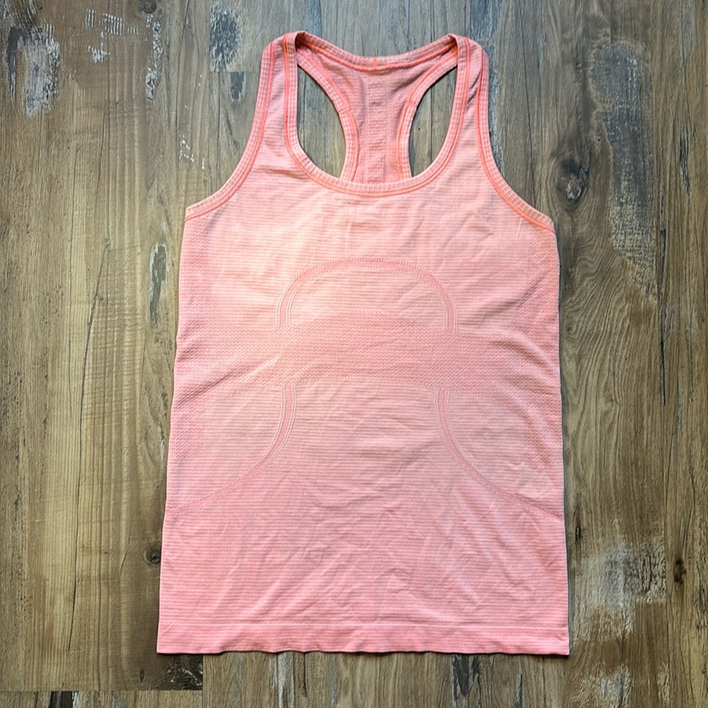 Lululemon Orange Swiftly Tech Tank - Gem